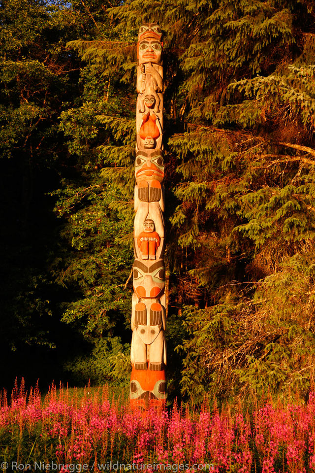 Totem Bight State Historical Park | Ron Niebrugge Photography
