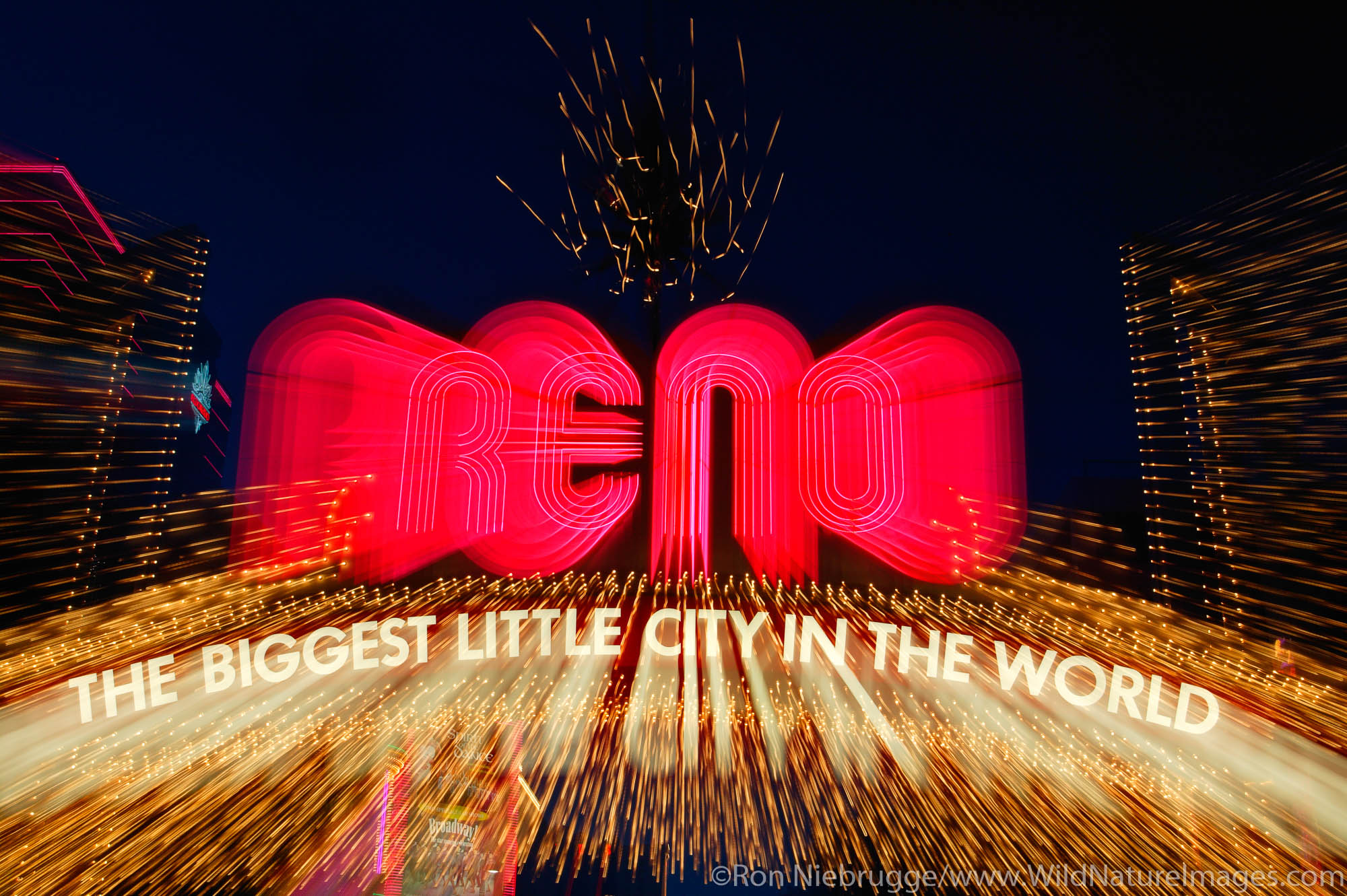 Neon Sign | Reno, Nevada. | Photos by Ron Niebrugge