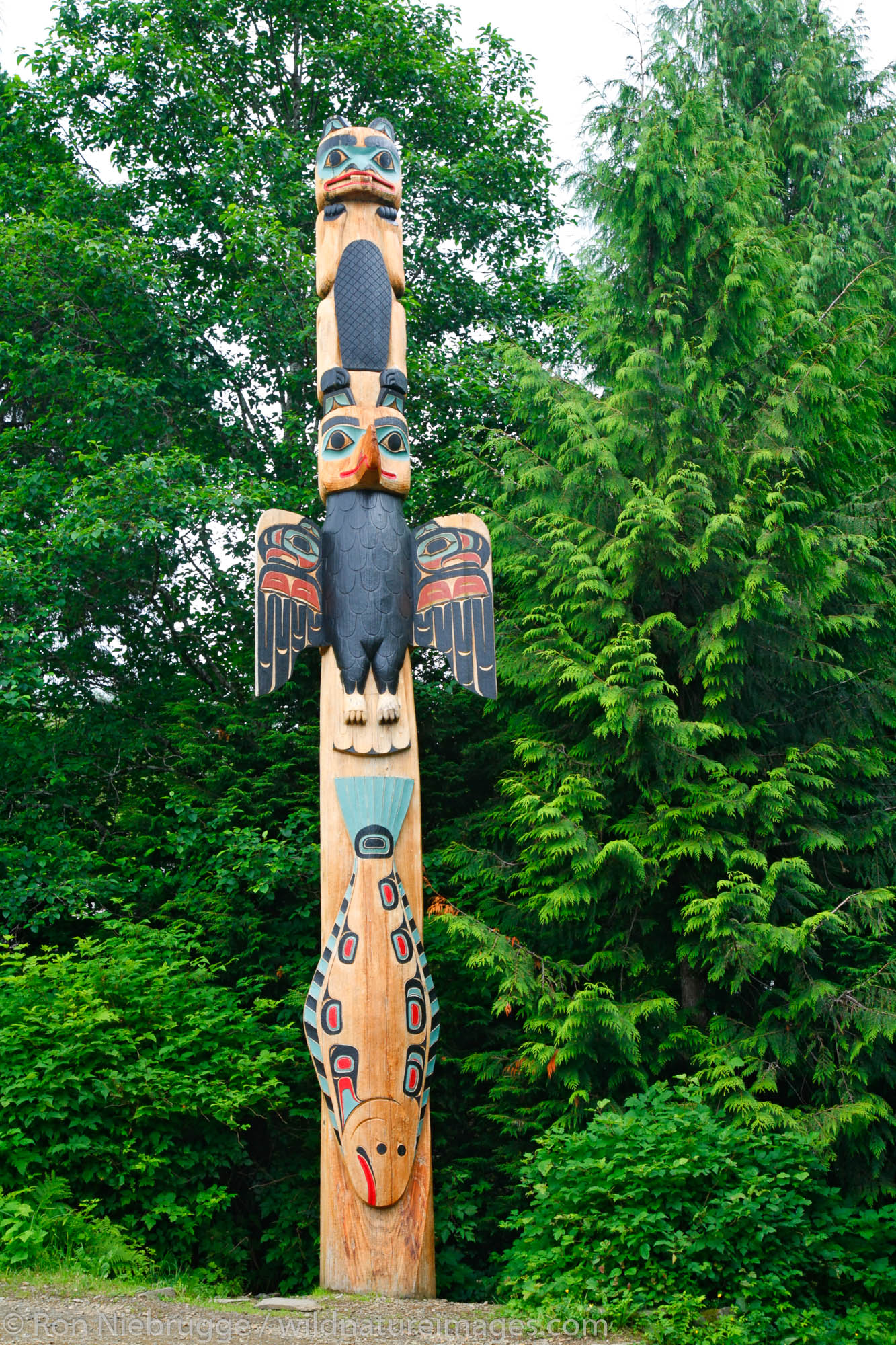 Saxman Totem Park | Photos by Ron Niebrugge