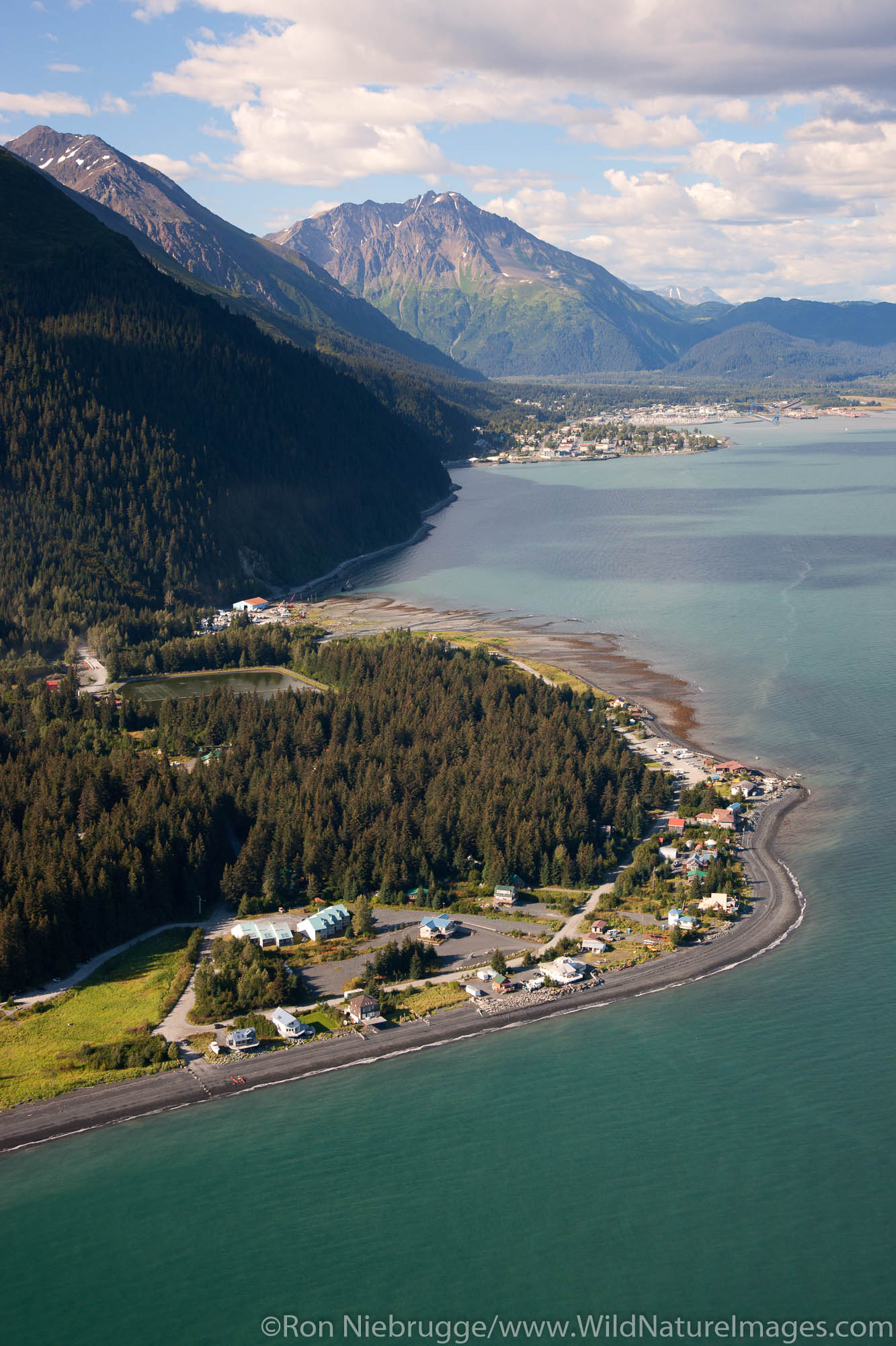 Aerial of Seward | Photos by Ron Niebrugge