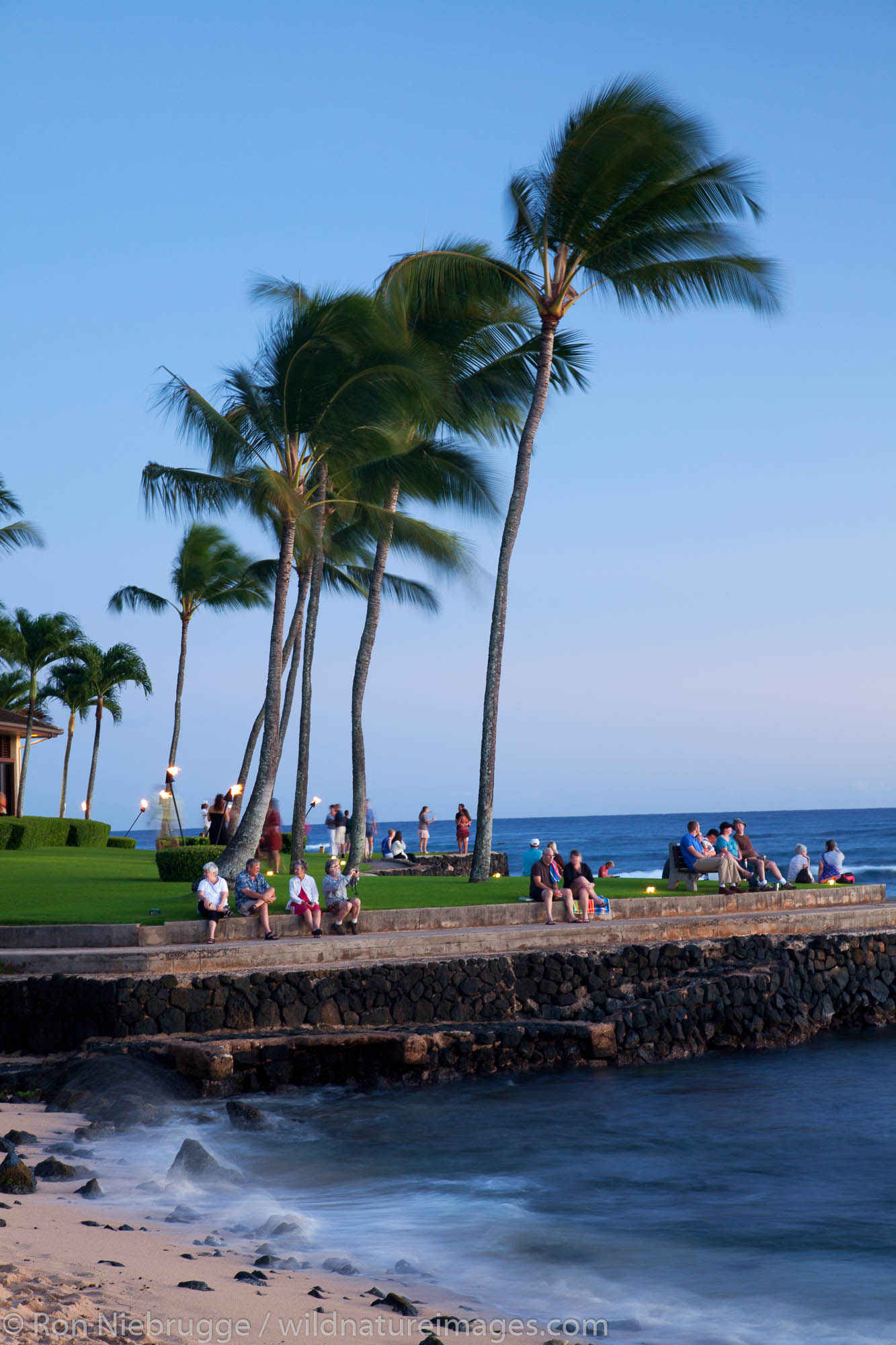 Sunset at Lawai Beach, Kauai, Hawaii | Photos by Ron Niebrugge