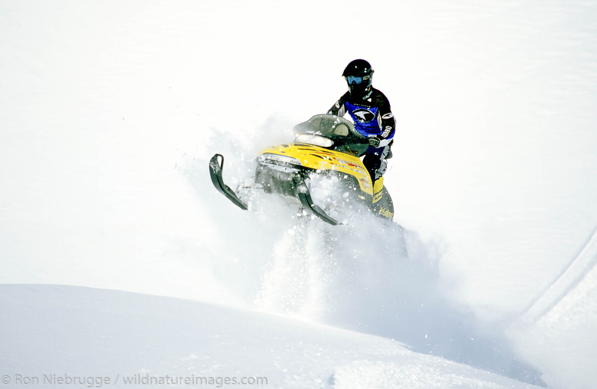 Snowmobile riding, Lost Lake - Jake | Alaska | Photos by Ron Niebrugge